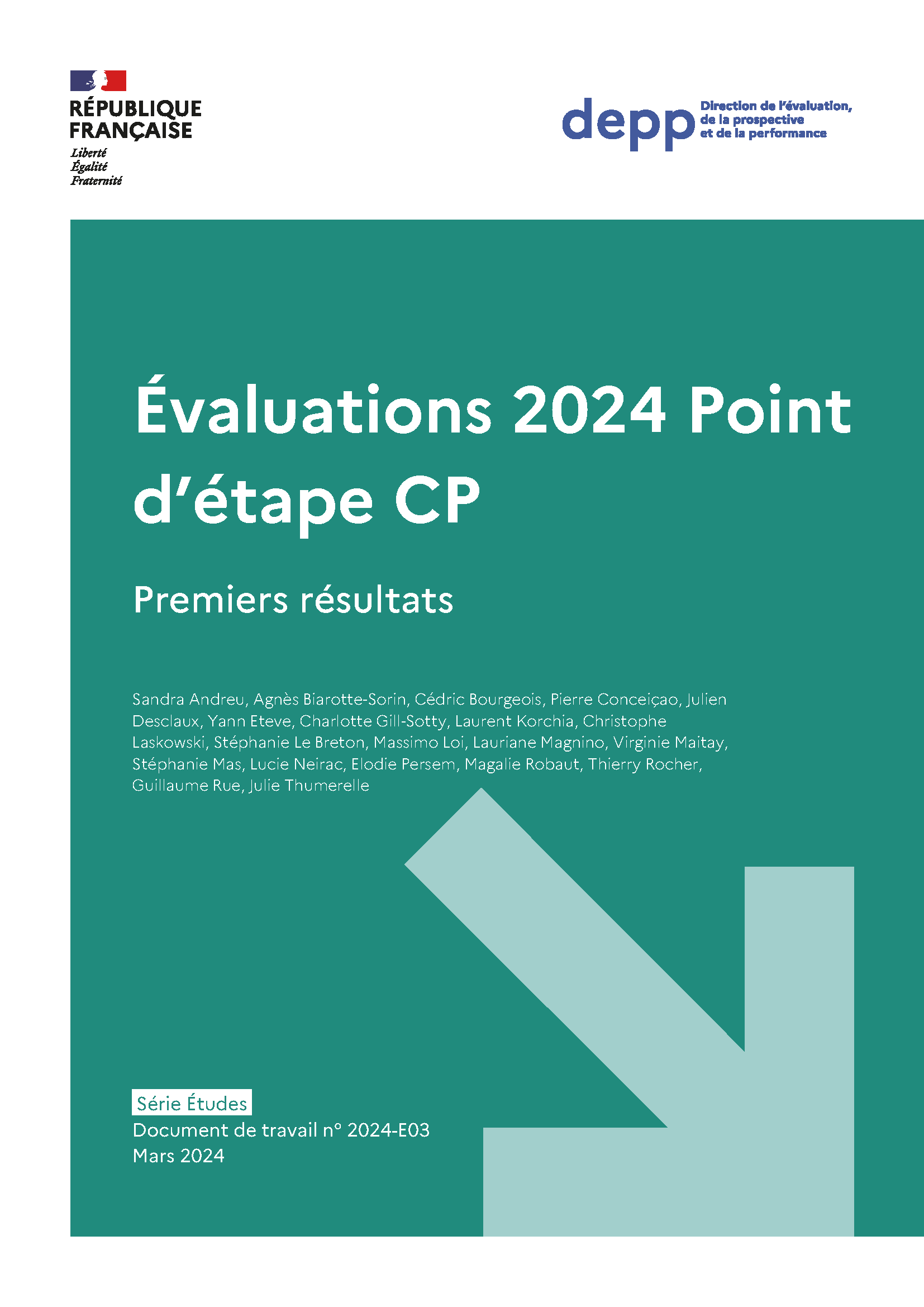 Évaluations 2024 : Point d’étape CP - Premiers résultats | Ministère de ... Évaluations 2024 : Point d’étape CP - Premiers résultats | Ministère de ...