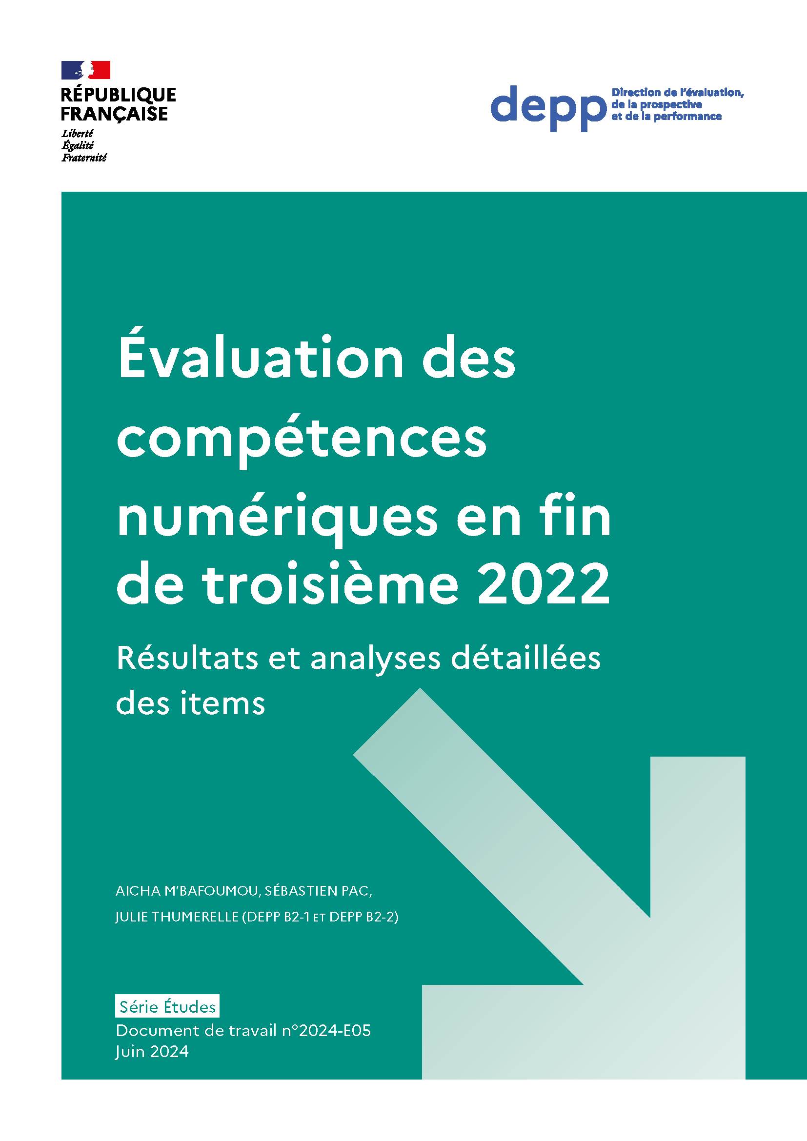Évaluation des compétences numériques en fin de troisième 2022 | Ministère de l'Education ...